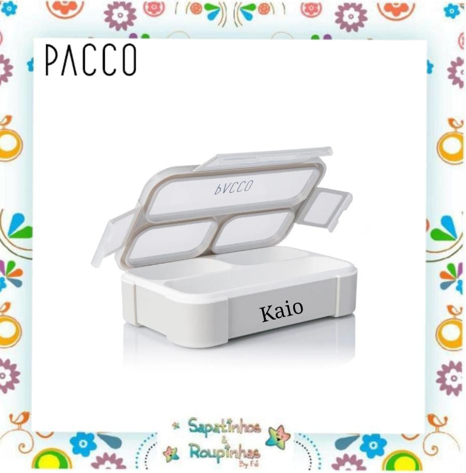Pacco - Kit Pote Hermético SnackBox 540ml e Garrafa Térmica 500ml com ...